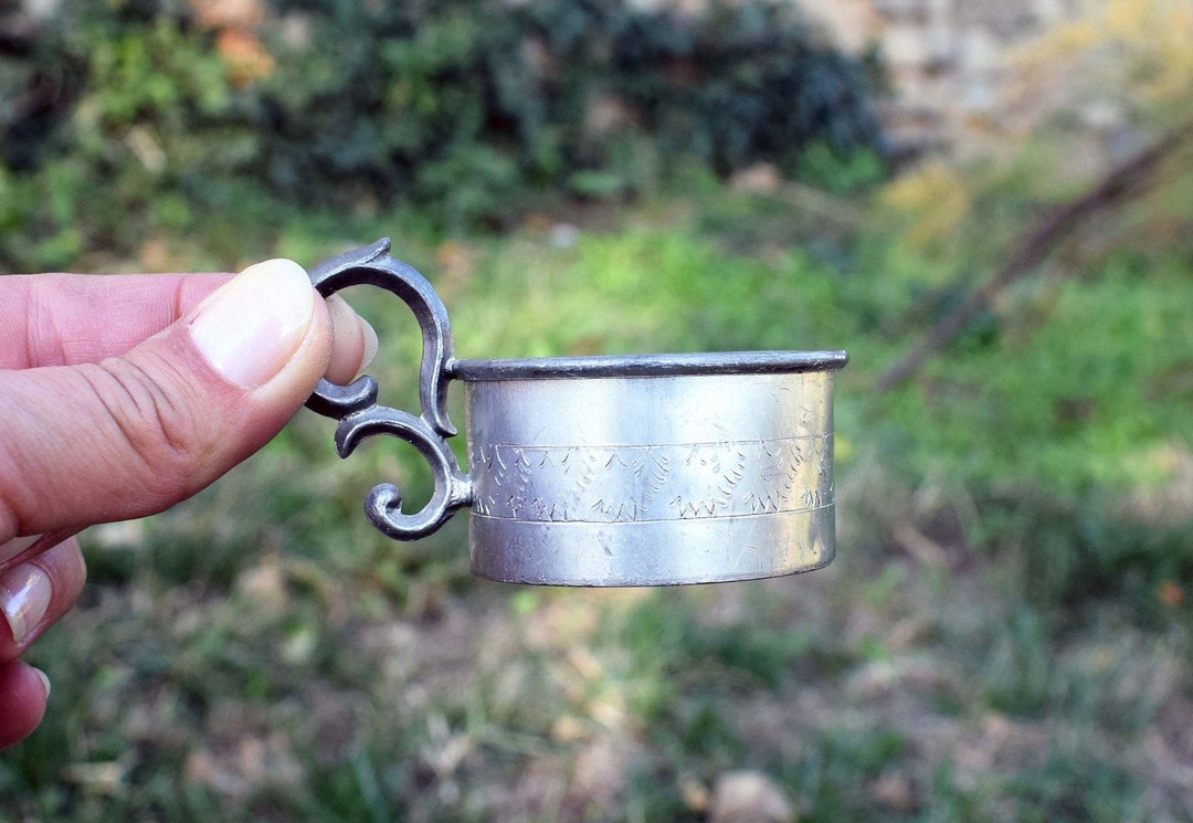 Vintage Metal Cup, Coffee Cup, Cup for Turkish Coffee, Old Cup ...