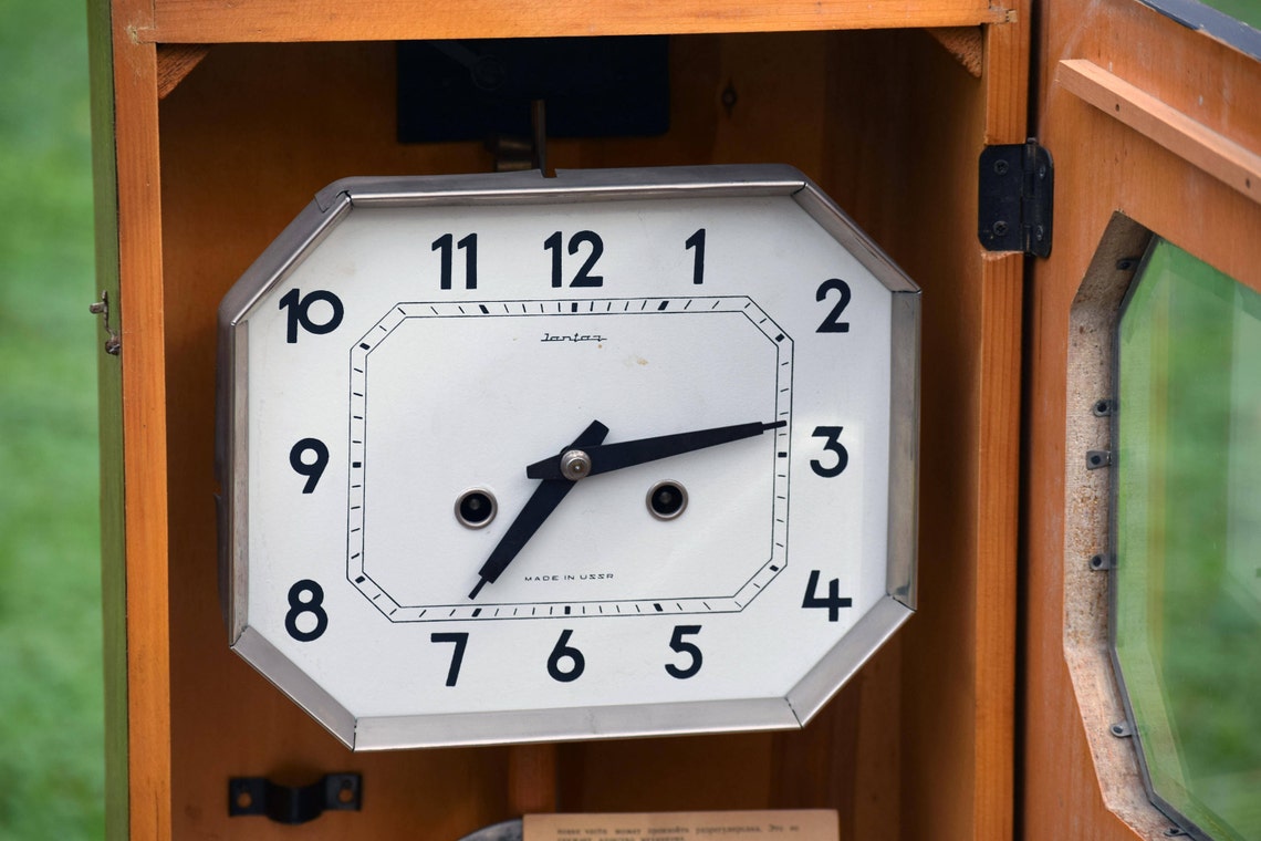 Vintage Wall Clock Mechanical Wall Clock Pendulum Clock | Etsy