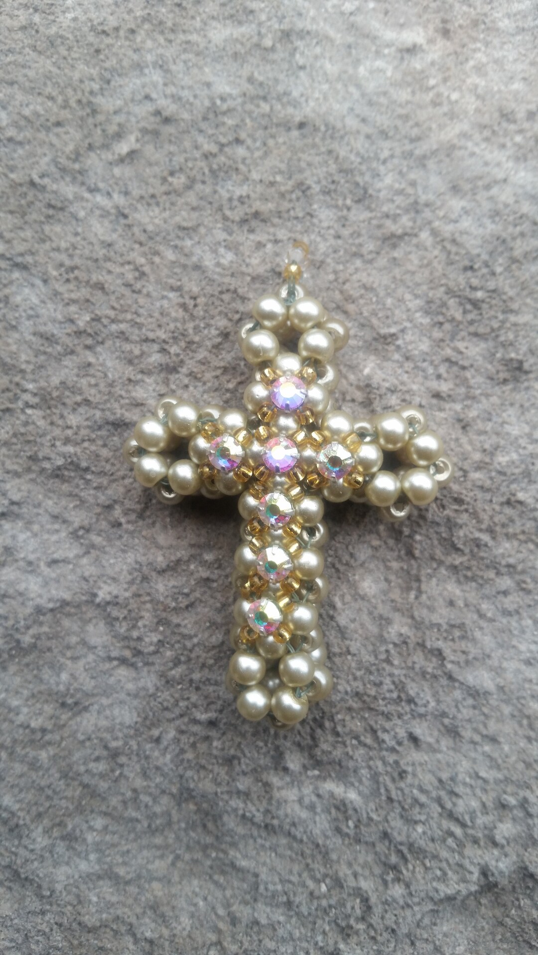 Beaded Cross - Etsy