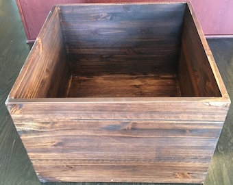 Custom Made Solid Wood Open Cube Shelving. Set of 4. Contact - Etsy