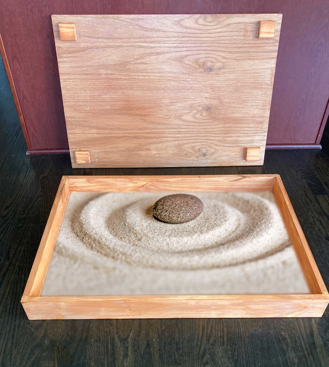 Custom Made Solid Zen Garden Box With Lid. Contact Me for Custom Sizes ...