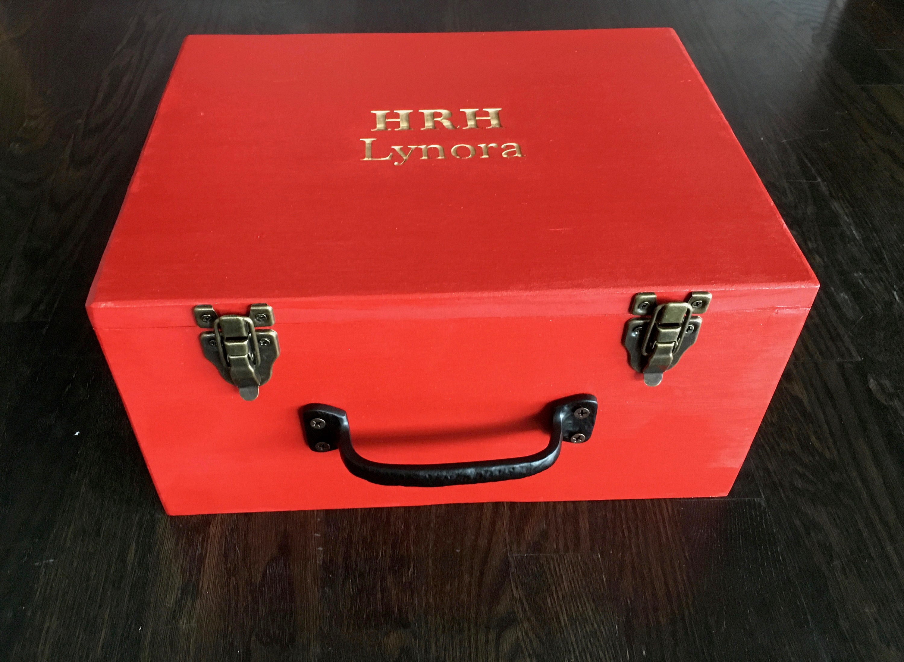 Custom Made Box With Despatch Box With Personalized Engraving. | Etsy