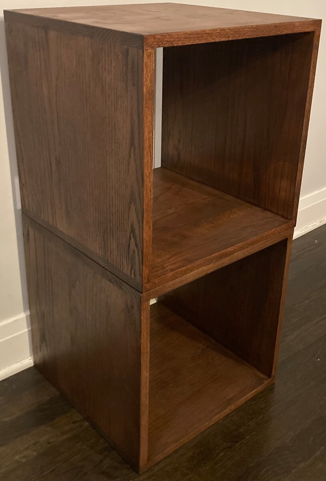 Set of 2 Solid Oak Custom Handmade Storage Bins. Contact Me for Custom ...