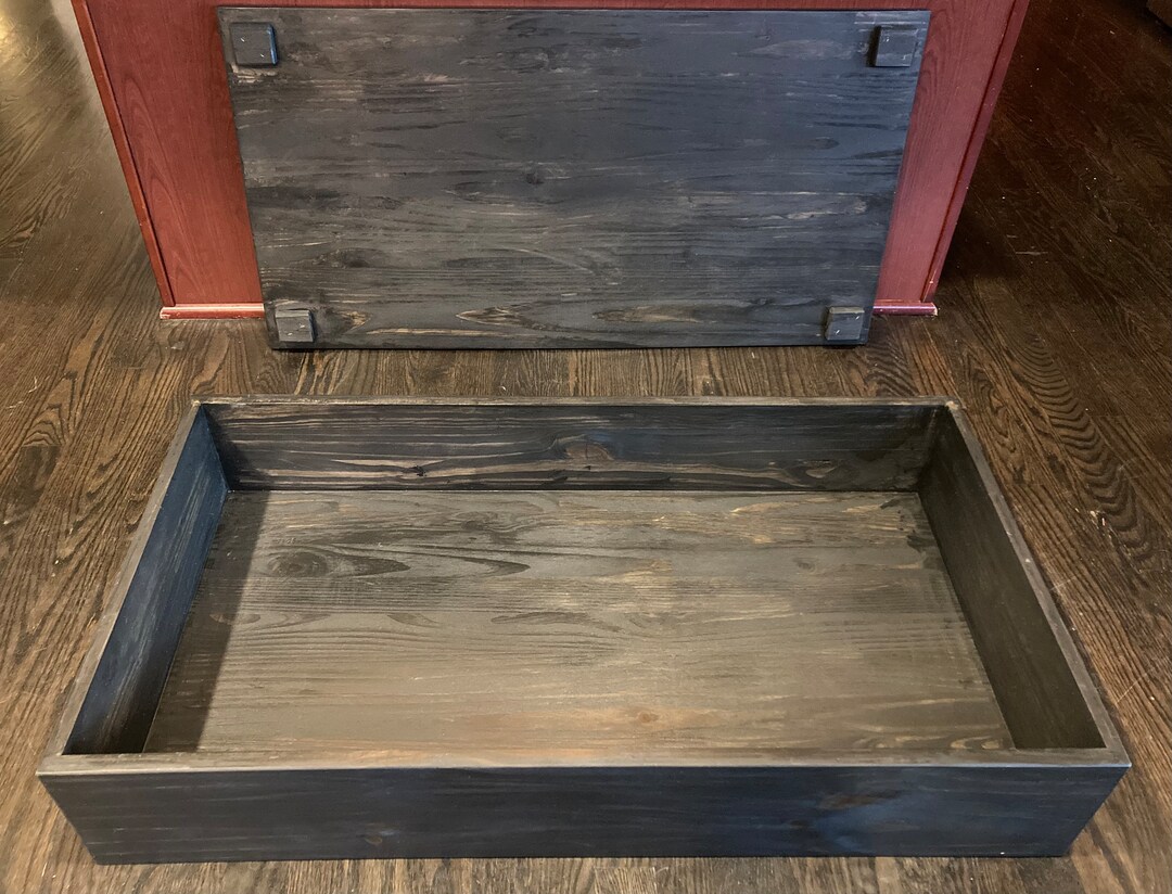 Custom Made Solid Wood Flat Storage Box With Removable Lid. Contact Me ...