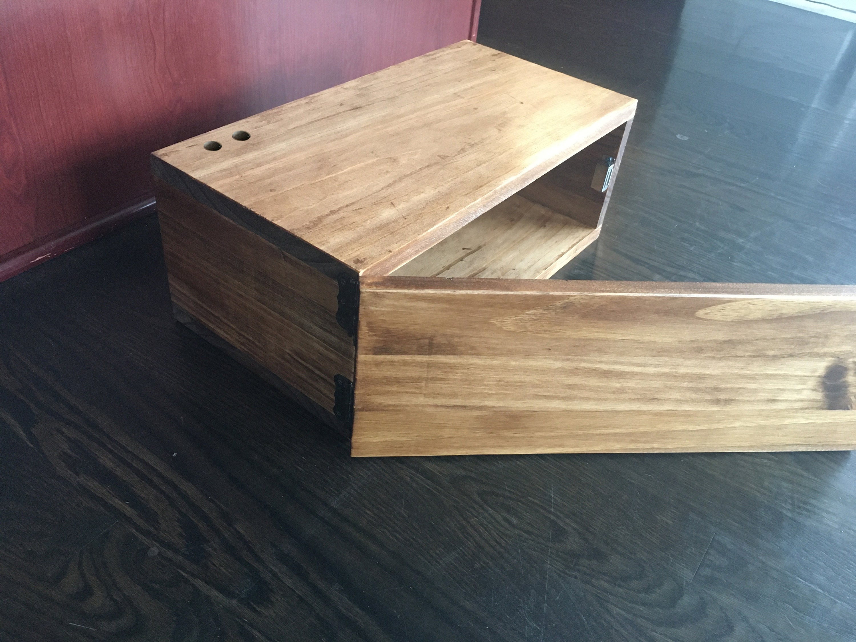 Monitor Stand With Concealed Cable & Cord Storage. Hinged - Etsy