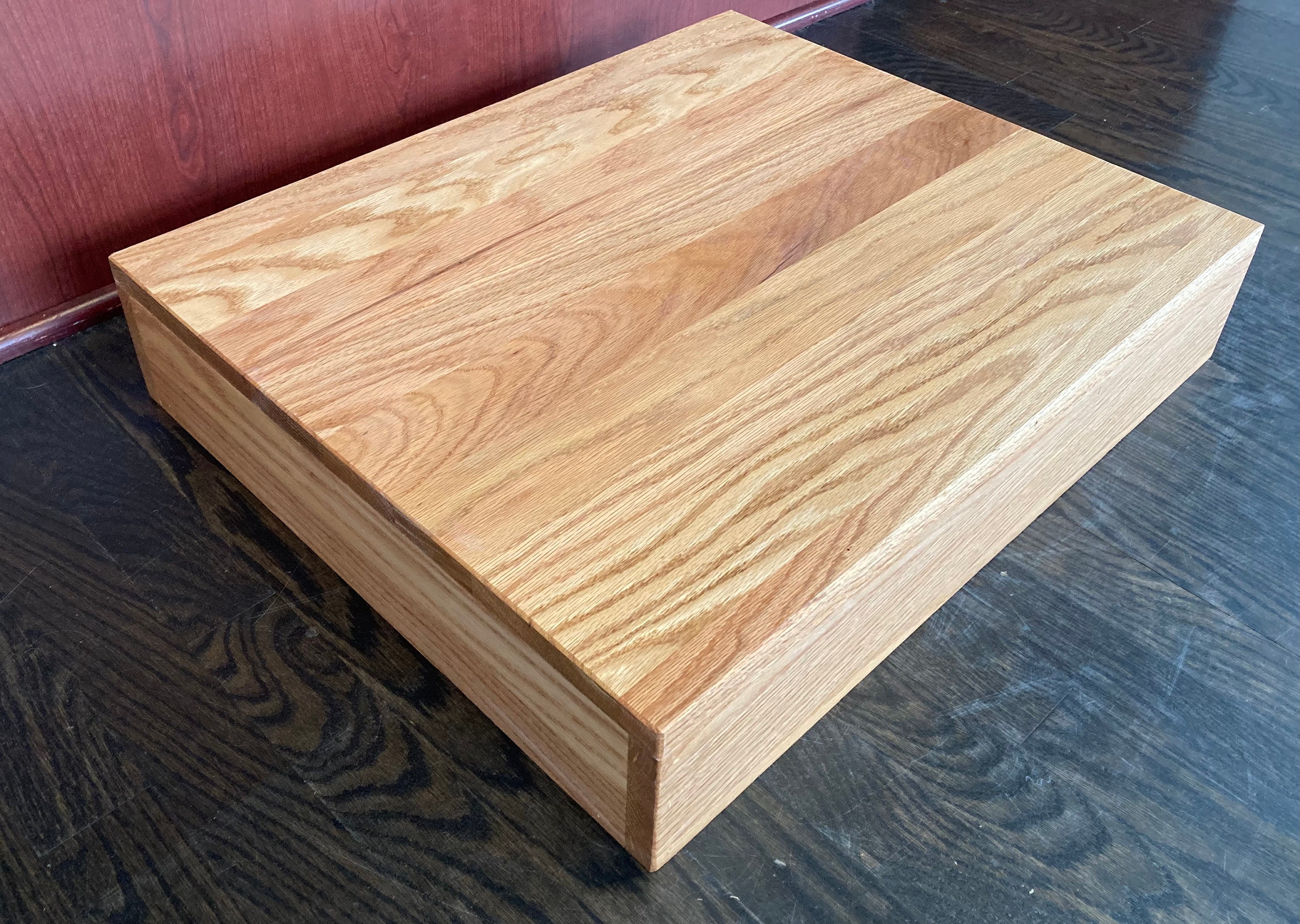 Custom Made Solid Oak Flat File Storage Box With Lid. Contact - Etsy