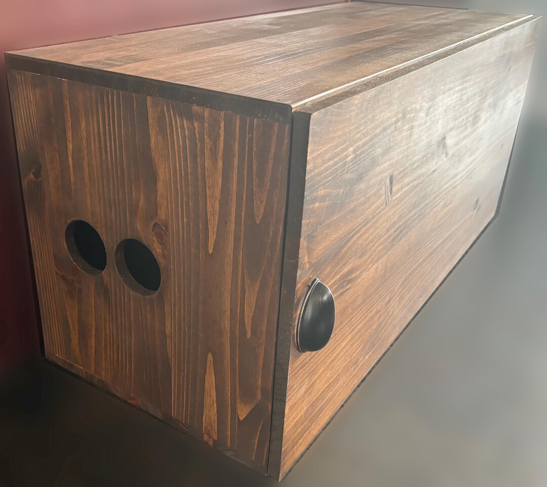 Custom Made Solid Wood Cord, Cable and Wire Management Box. Contact Me ...