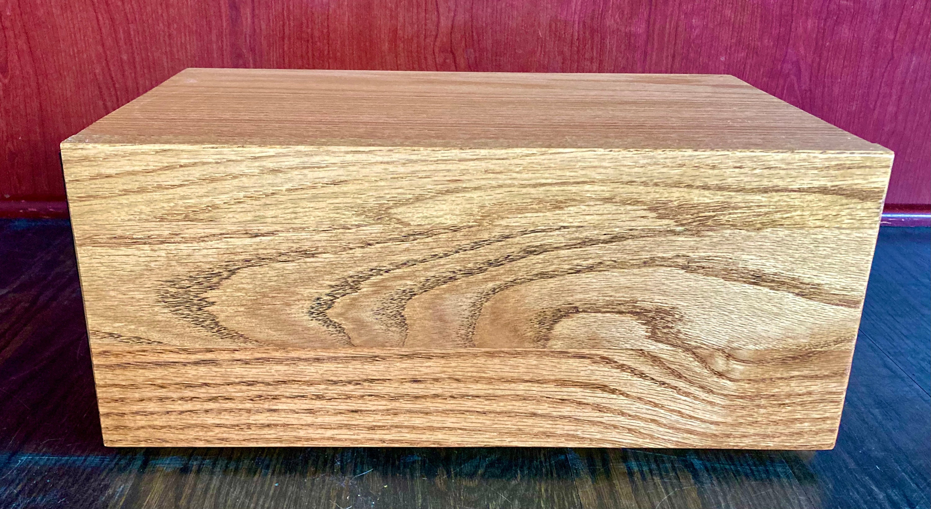 Custom Made Cable and Cord Management Box With Access Holes. Solid Oak ...