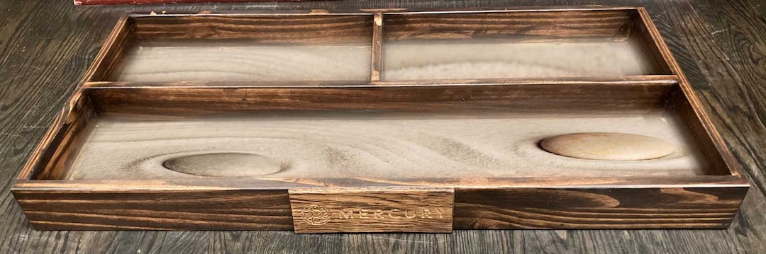 Custom Made Solid Wood Zen Garden Box, With Personalized Engraving and ...