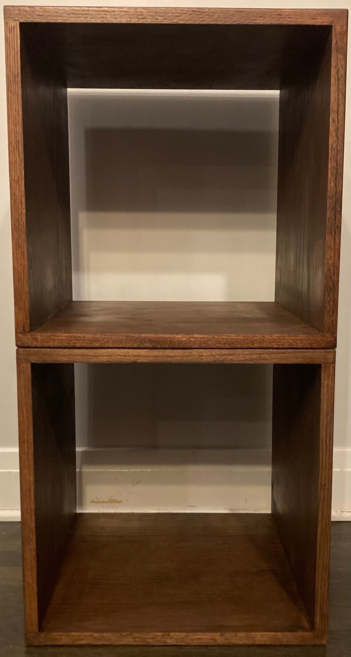 Set of 2 Solid Oak Custom Handmade Storage Bins. Contact Me for Custom ...