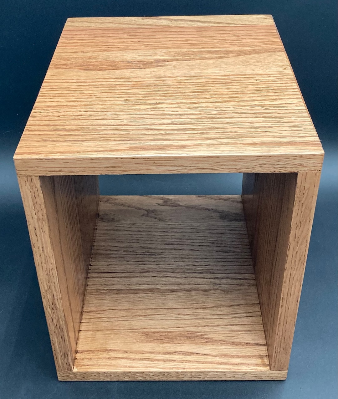 Custom Made Solid Oak Open Cube Storage Unit. Perfect for Computer ...