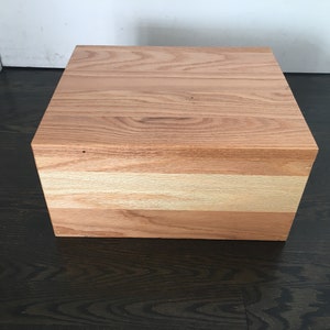 Custom Made Solid Oak Cord and Wire Organizer Box. Conceals Drives ...