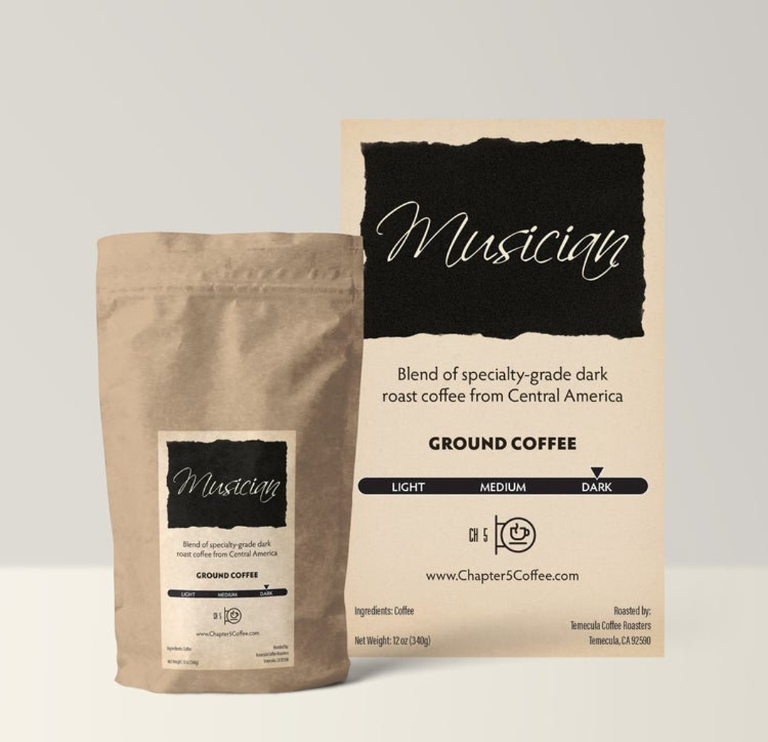 MUSICIAN: Blend of Specialty-grade Dark Roast Coffee From Central ...