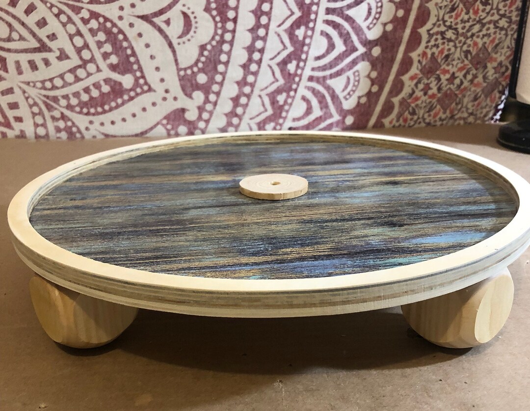 Custom Two-foot Parrot Stand, CIRCULAR BASE, All-natural Wood - Etsy