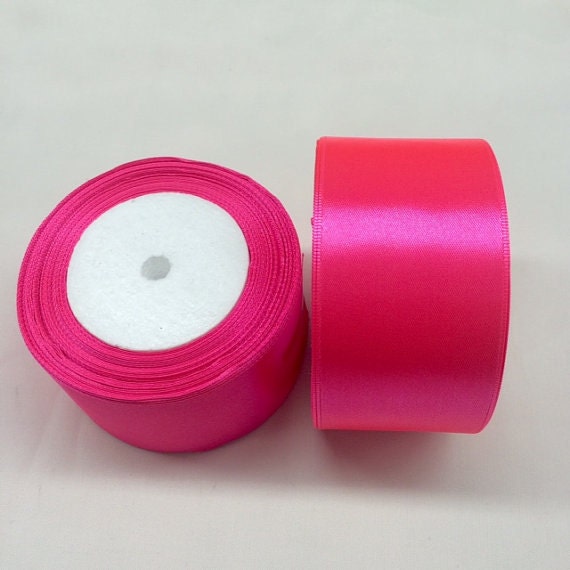 Hot Pink Satin Ribbon