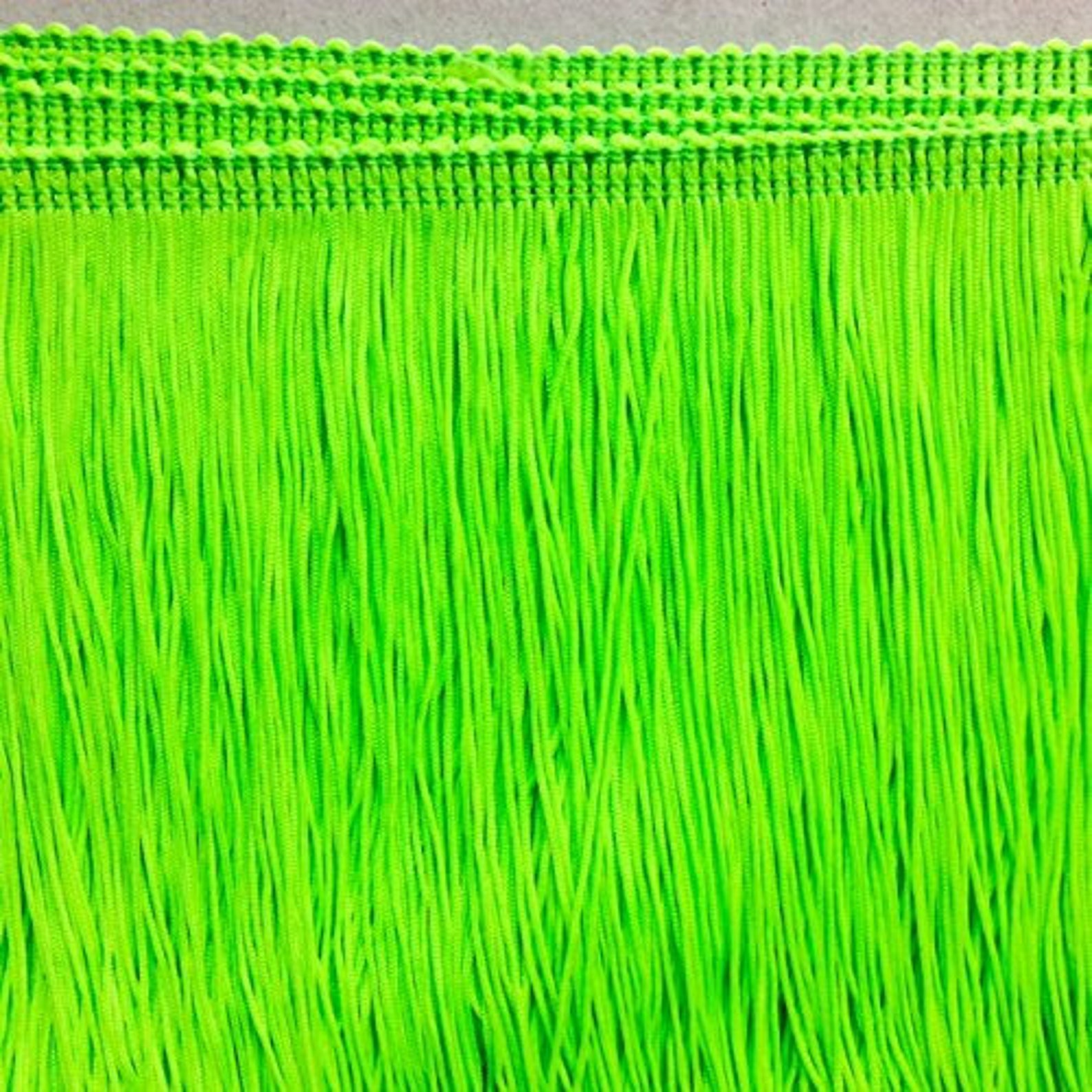 7'' Inch Long Fringe Neon Green or Neon Yellow - Etsy
