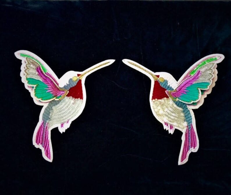 Birds DIY Applique Embroidered Patch Iron On Or Sewing | Etsy