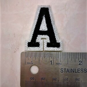 Embroidered Alphabet Patch Letter A ~ Z Iron on Patches Name Patch Top ...
