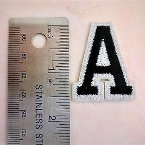 Embroidered Alphabet Patch Letter A ~ Z Iron on Patches Name Patch Top ...