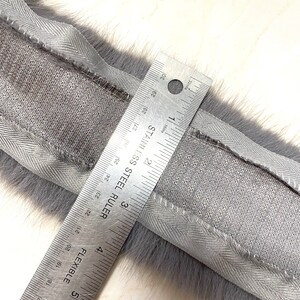 4 Inch Wide Mink Hairs Sewing Craft Material Fur Trim Fur Strip , Price ...