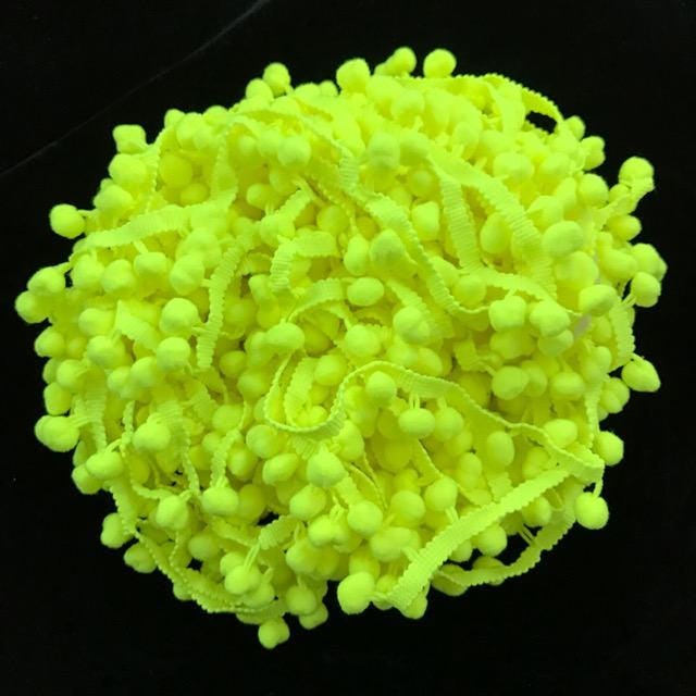 Neon Rainbow. Neon Coral. Neon Hot Pink.neon Yelow Pom Pom - Etsy