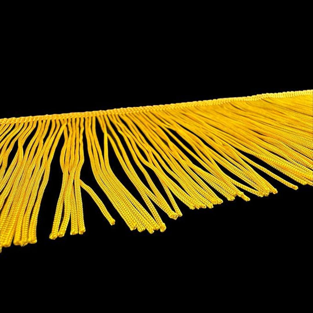 6'' Inch Long Fringe Gold Chainette Fringe Price per Yard - Etsy