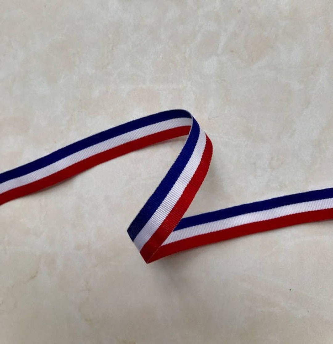 American Flag Grosgrain Ribbon: Red, White, and Blue - 3/8'' X 25 Yards ...