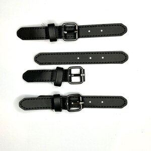 4 Pairs Synthetic Leather Closure Buckles, for DIY Handmade Bag Buckle ...