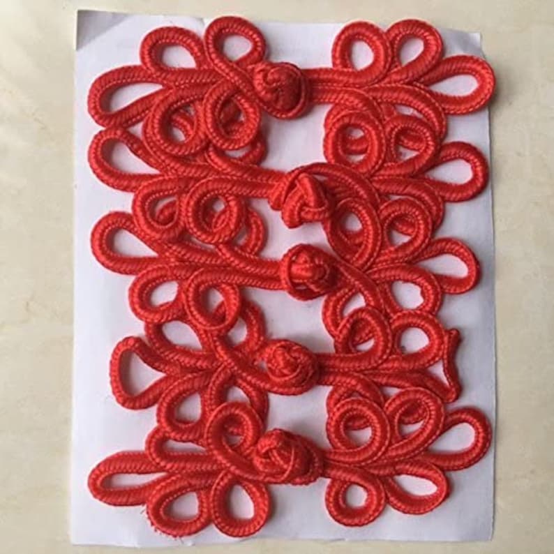 Five Pairs of Traditional Chinese Frogs Fasteners Closure Buttons in ...