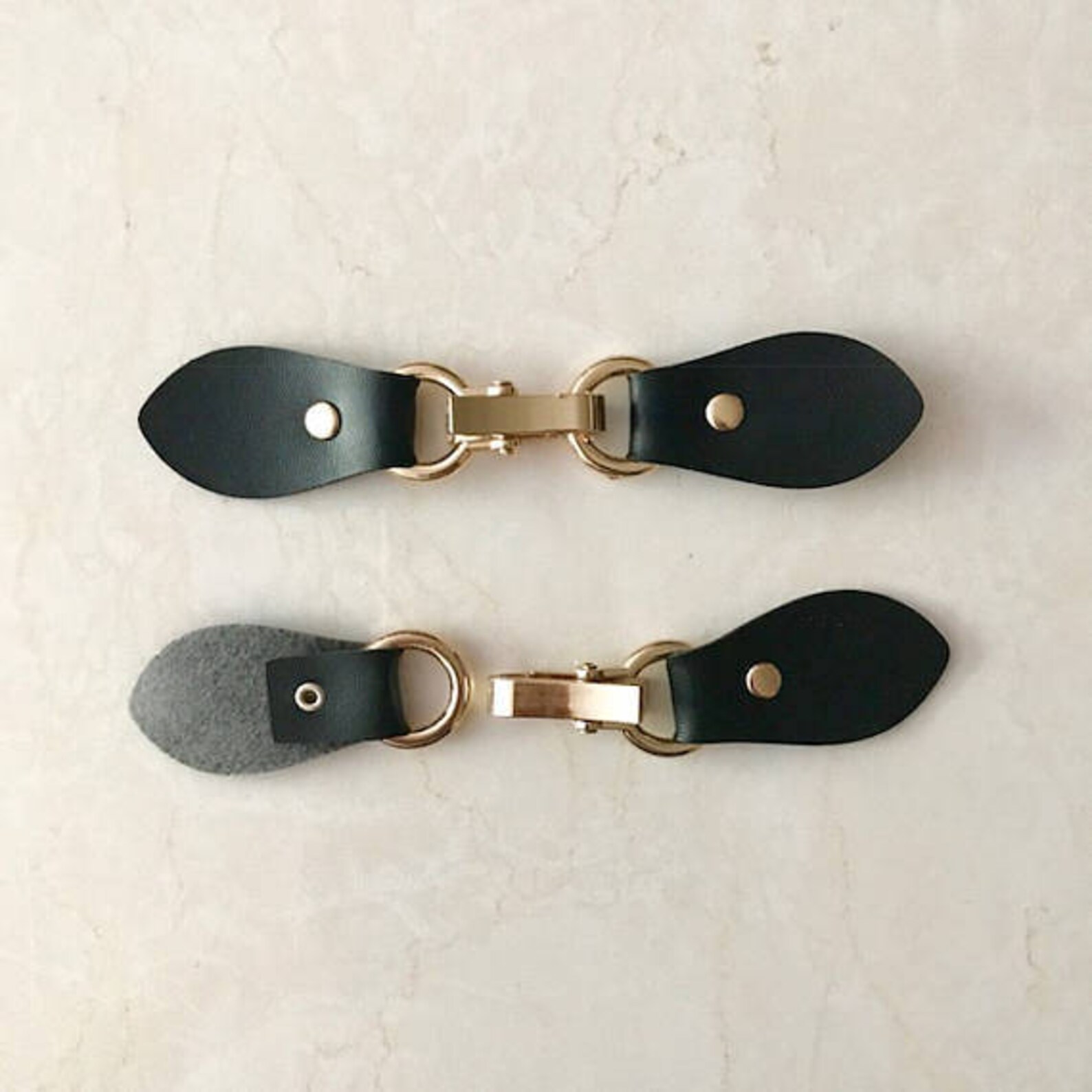 Sew on Synthetic Leather Closure Button DIY for Coat | Etsy