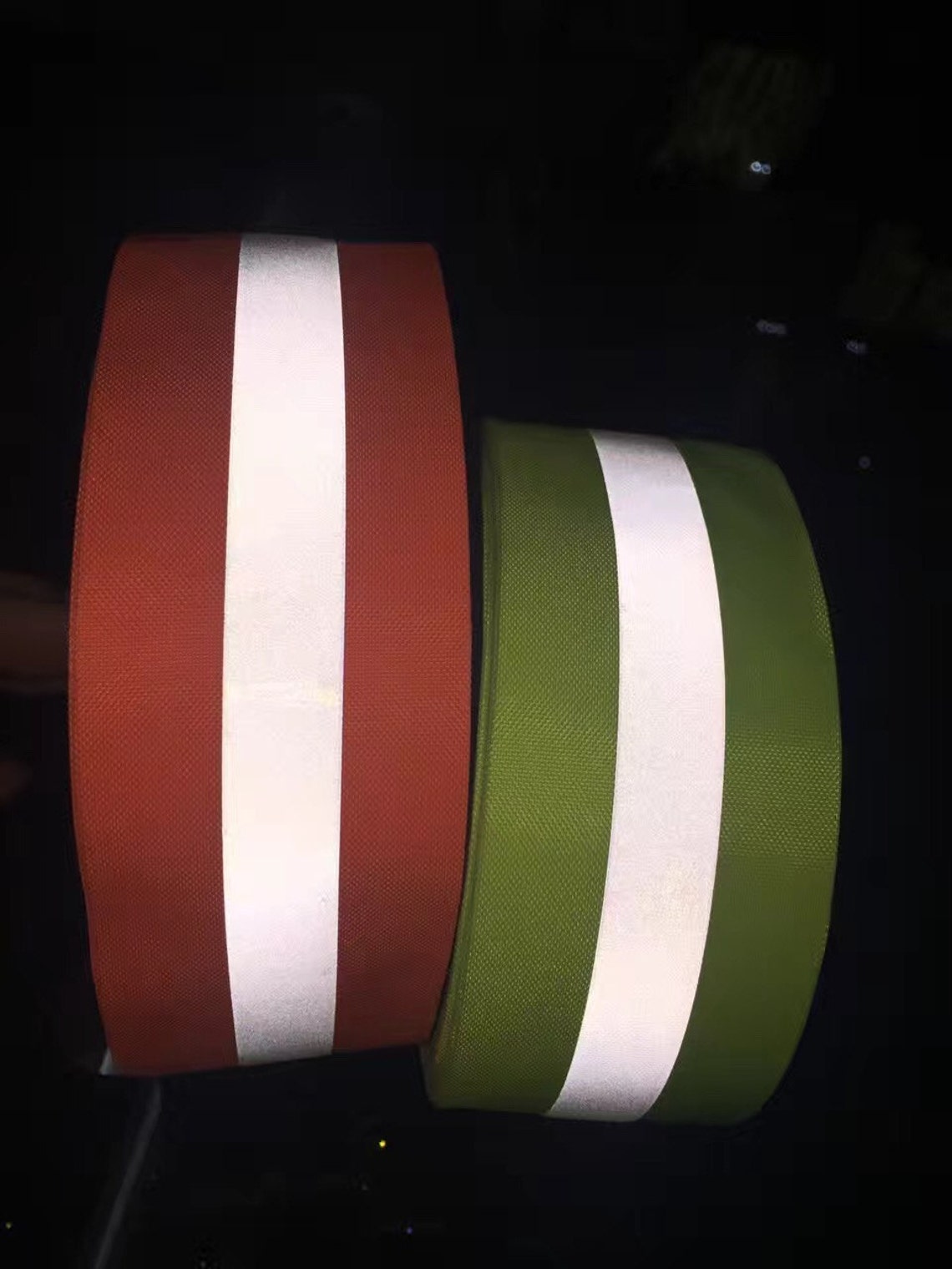 Neon Reflective Glo Grosgrain Ribbon 2 Silver - Etsy