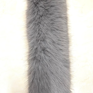 4 Inch Wide Mink Hairs Sewing Craft Material Fur Trim Fur Strip , Price ...