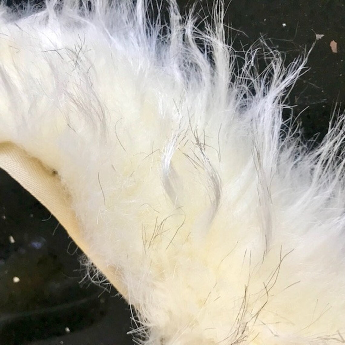 Faux Fur Trim Ivory Fur Trim Soft Fur Fur Stripe Furry | Etsy