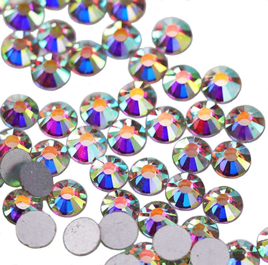 Rhinestones 144pcs/ss40/8.5mm High Quality Crystal AB Flat Back ...
