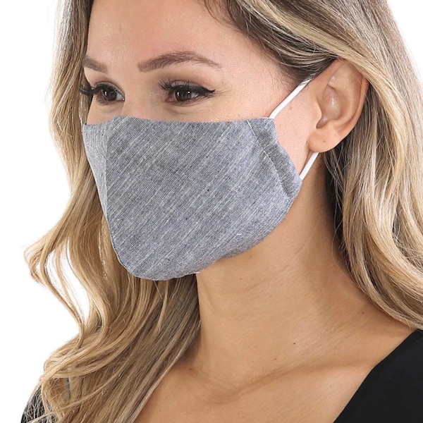 Denim Face Mask - Etsy