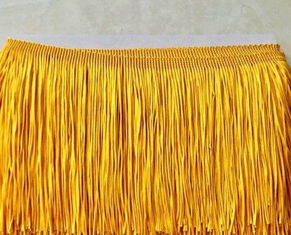 6'' Inch Long Fringe Gold Chainette Fringe Price per - Etsy