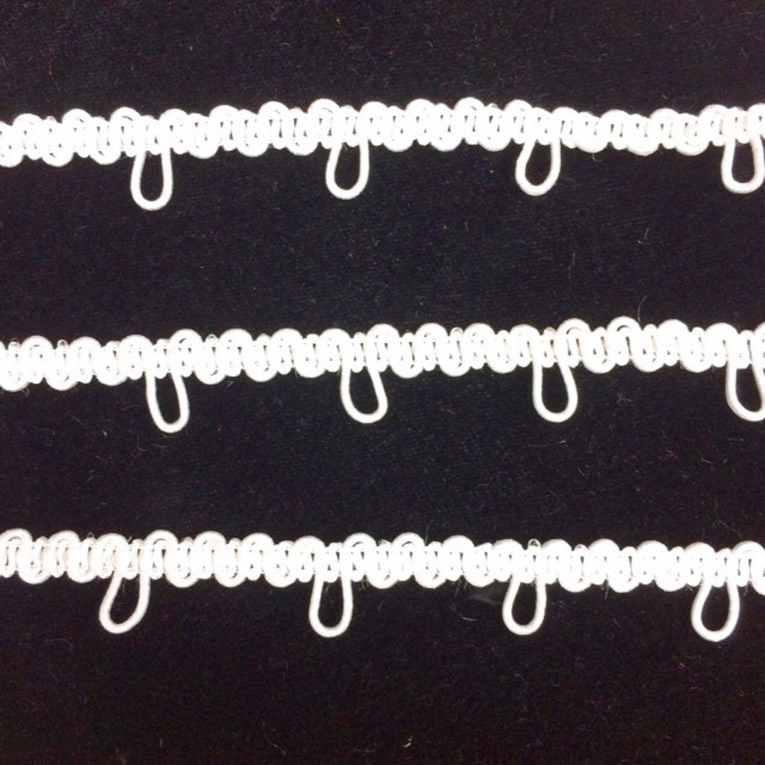 Elastic Button Loop Trim: Bridal Gown Closure - 2 Yards - Etsy
