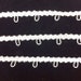 72 Ivory /white / Black Elastic Button Loops Adjacent for Bridal Gowns ...