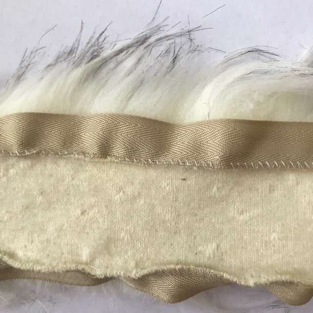 Faux Fur Trim Ivory Fur Trim Soft Fur Fur Stripe Furry - Etsy