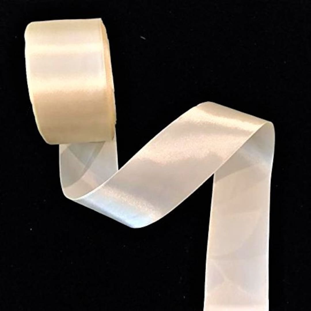Double Faced off White Satin Ribbon, 2-inch, 50-yard - Etsy