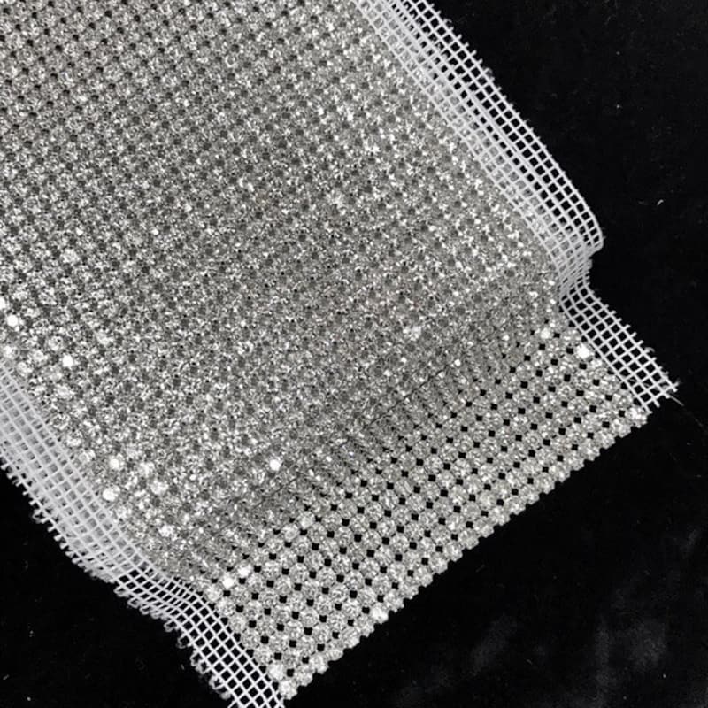 Rhinestone Mesh - Etsy
