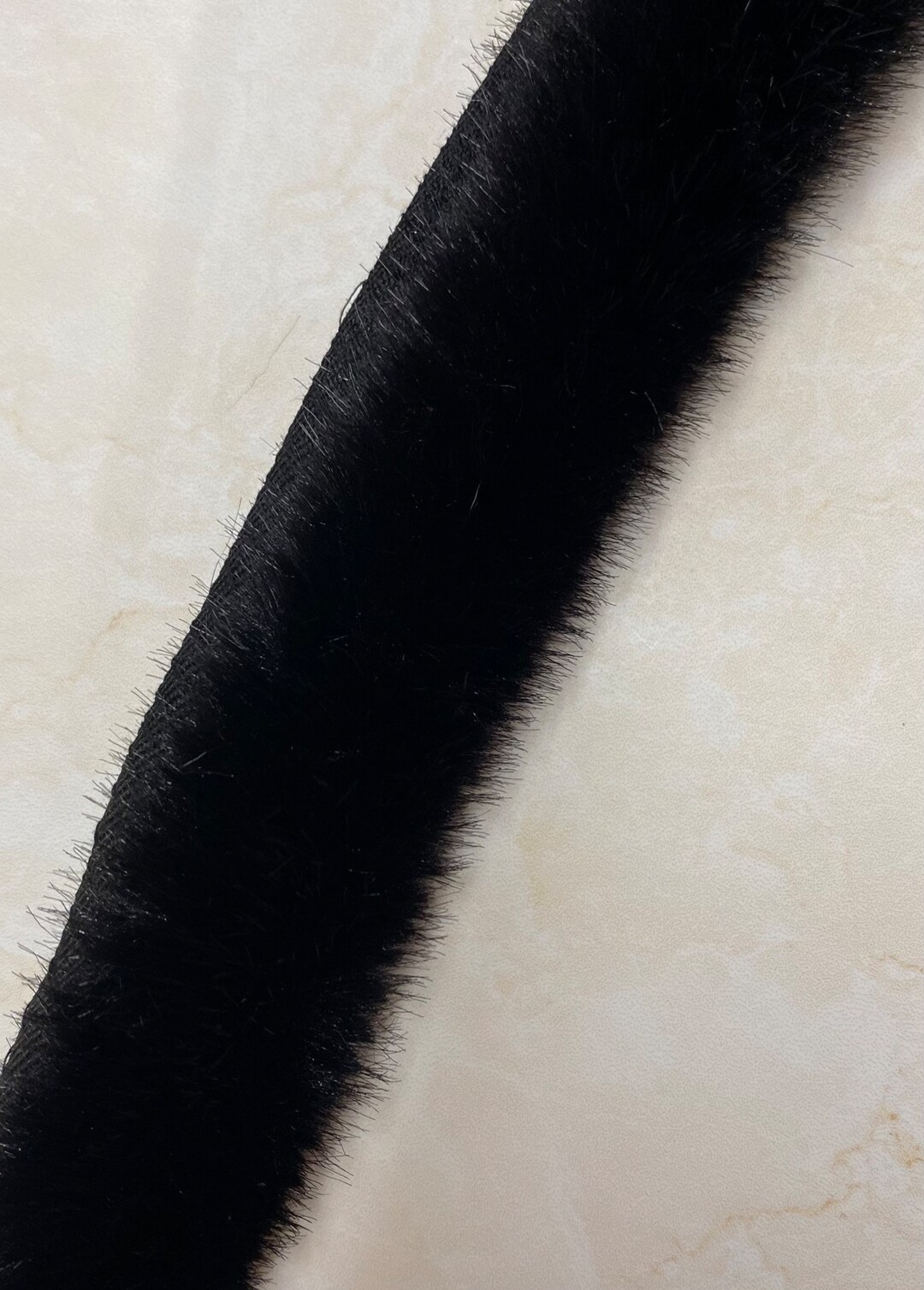 1 1/2 Inch Wide High Quality REAL MINK Hairs Sewing Craft Material Fur ...