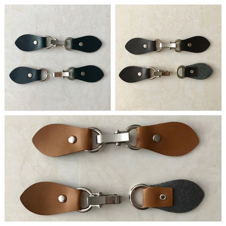 Sew on Synthetic Leather Closure Button DIY for Coat - Etsy