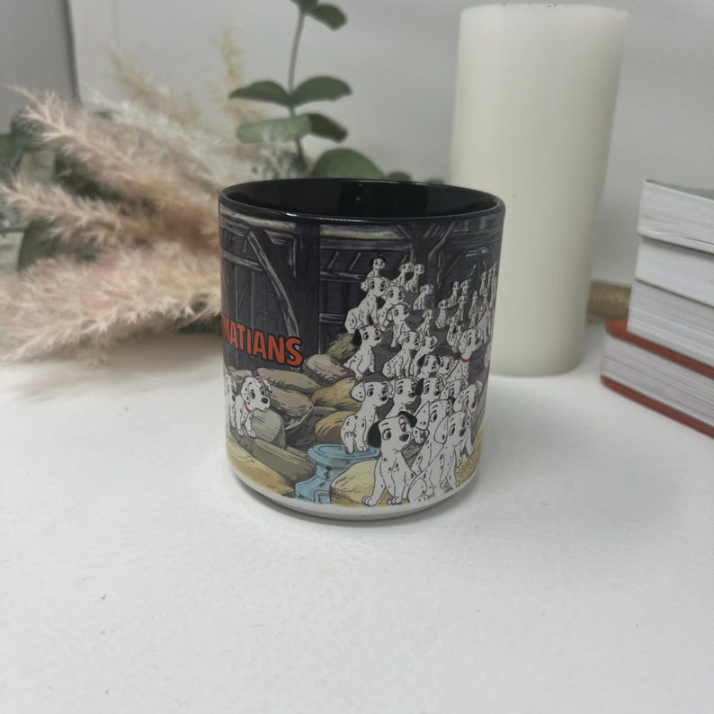 Vintage Disney 101 Dalmatians Coffee Mug Made in Japan, 10oz Porcelain ...