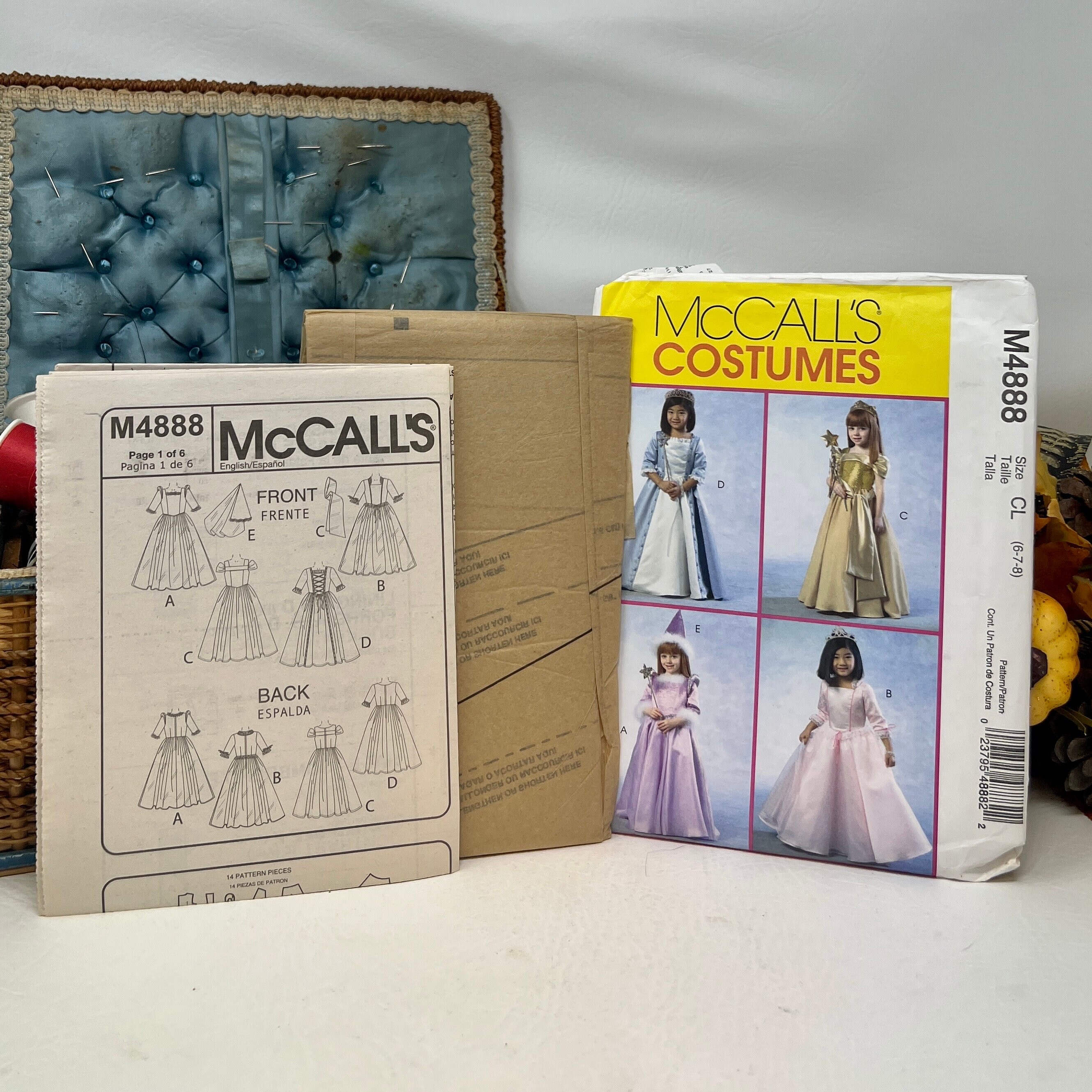 Mccall's Costumes Princess Dress Pattern Size CL 6-8, Uncut Complete ...