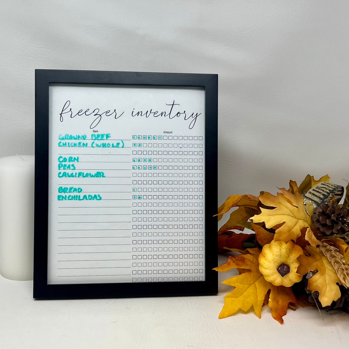 Freezer Inventory Printable, Instant Download, Freezer Checklist ...