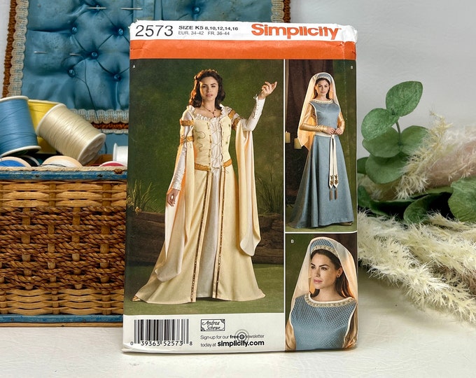 Simplicity Costume Collection Renaissance Dress Pattern Size K5 8-16 ...