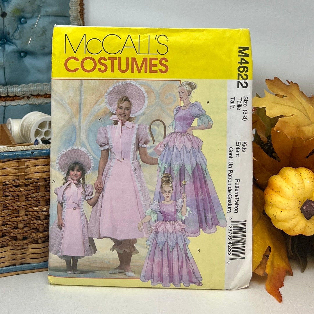 Mccall's Costumes Princess Costume Dress Pattern Size KIDS 3-8, Uncut ...