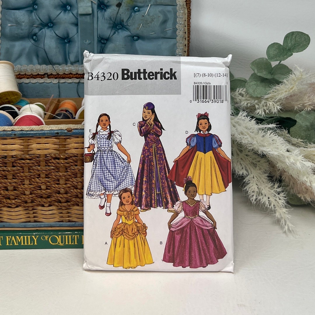 Butterick Classic Character Costumes Sewing Pattern Size - Etsy