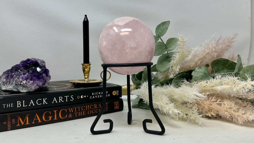 Black Metal Decorative Geometric Sphere Holder, Globe Stand, Egg Stand ...